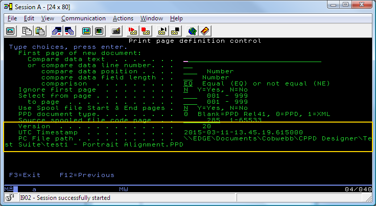 Finding The Current PPD File