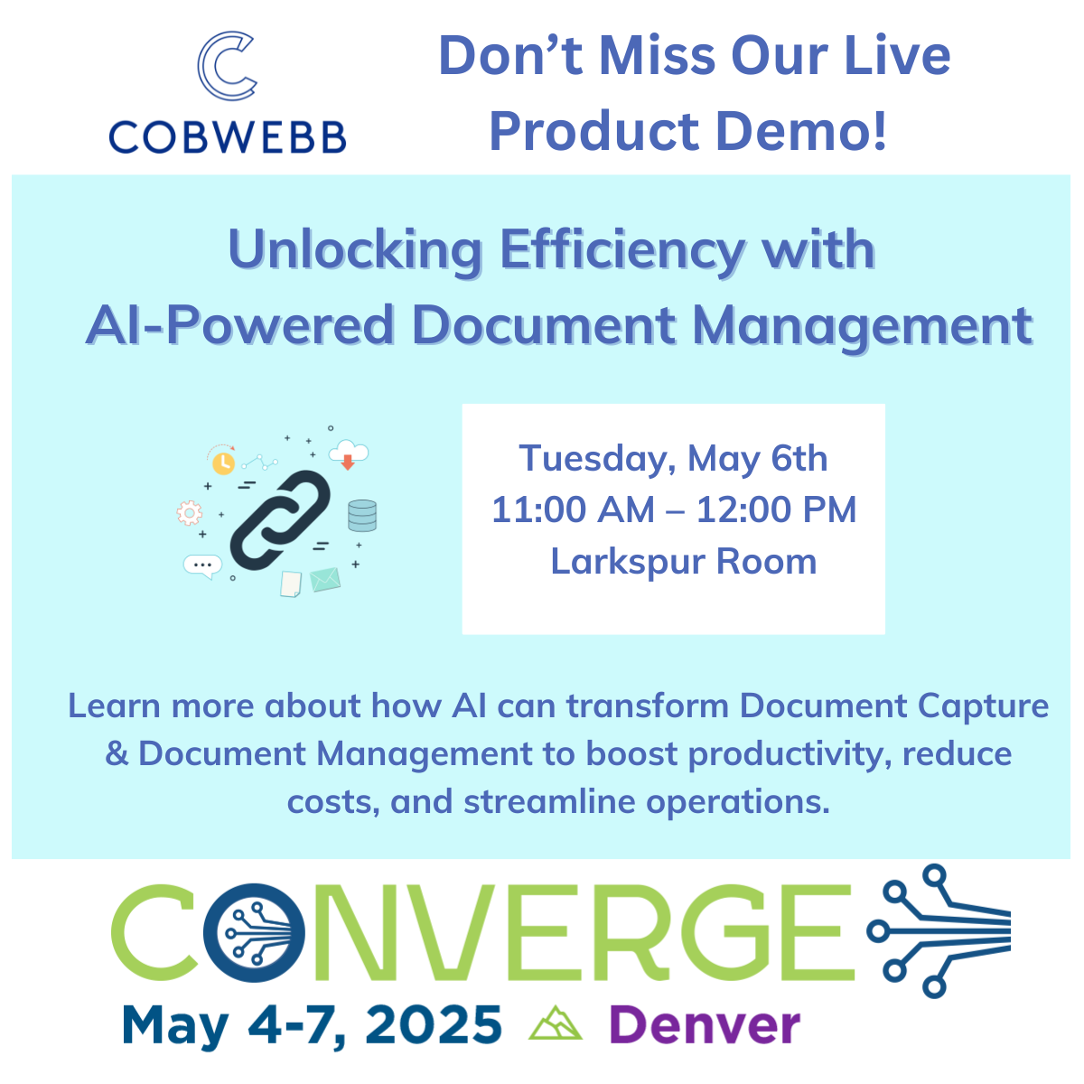 Cobwebb Converge 2025 Denver - Cobwebb Communications Ltd